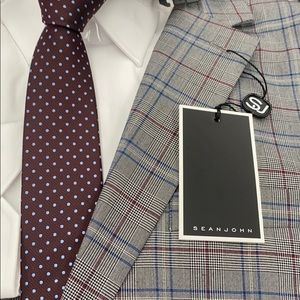 Sean John | Suits & Blazers | Sean John Grey Plaid Suit | Poshmark